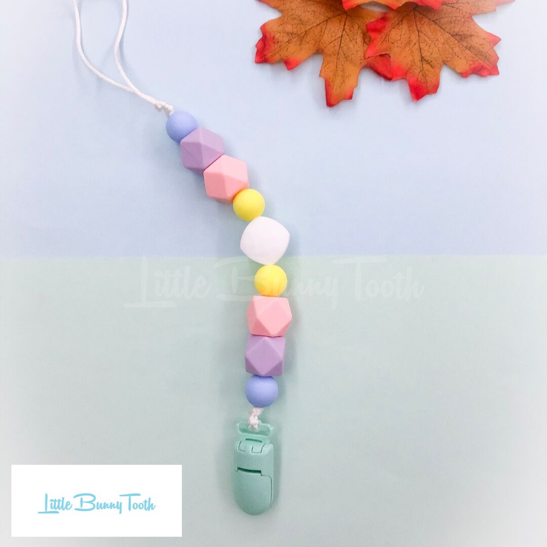 Pacifier Clip Set - Mint Pretzel (MP003) – Little Bunny Tooth